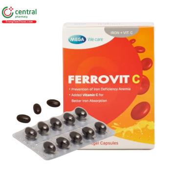 Thuốc Ferrovit C ngừa và điều trị tình trạng thiếu máu do thiếu sắt