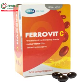 Thuốc Ferrovit C ngừa và điều trị tình trạng thiếu máu do thiếu sắt