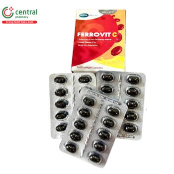 Thuốc Ferrovit C ngừa và điều trị tình trạng thiếu máu do thiếu sắt