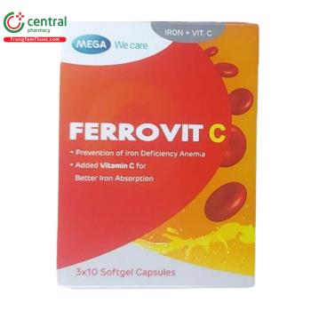 Thuốc Ferrovit C ngừa và điều trị tình trạng thiếu máu do thiếu sắt