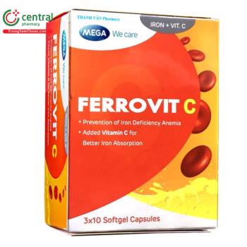 Thuốc Ferrovit C ngừa và điều trị tình trạng thiếu máu do thiếu sắt