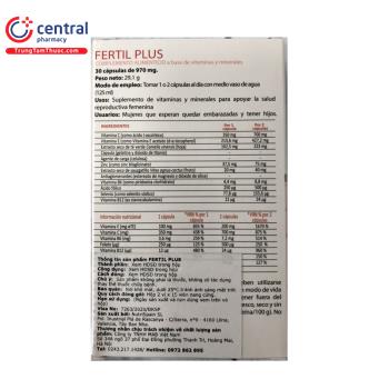[CHÍNH HÃNG] Thuốc Fertil Plus tăng khả năng thụ thai