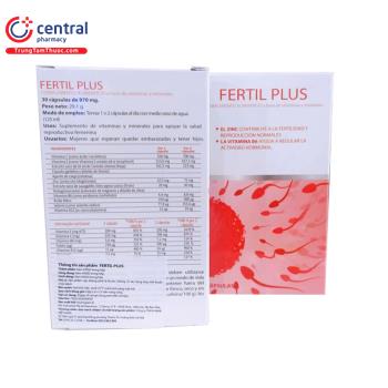 [CHÍNH HÃNG] Thuốc Fertil Plus tăng khả năng thụ thai