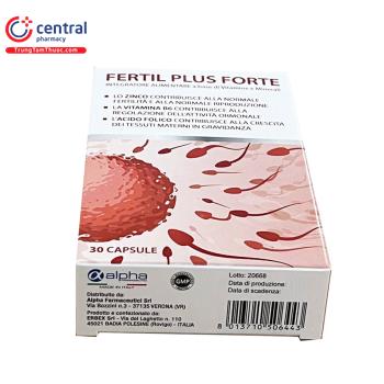 [CHÍNH HÃNG] Thuốc Fertil Plus Forte tăng chất lượng sinh sản nữ giới