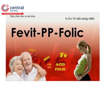[CHÍNH HÃNG] Thuốc Fevit - PP - Folic: Bổ sung vitamin và khoáng chất