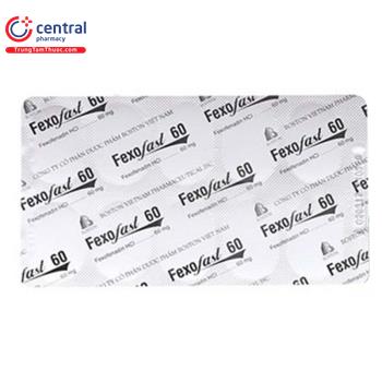 Thuốc Fexofast 60 - Thuốc điều trị bệnh về dị ứng
