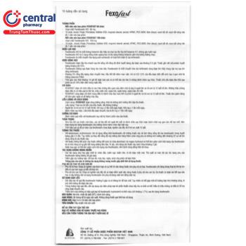 Thuốc Fexofast 60 - Thuốc điều trị bệnh về dị ứng