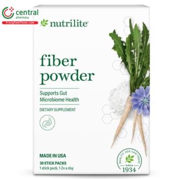 Thuốc Nutrilite Fiber Powder - Hỗ trợ bổ sung chất xơ, nhuận tràng