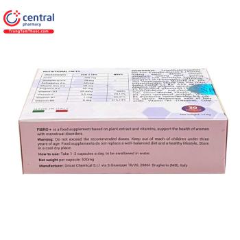 [CHÍNH HÃNG] Thuốc Fibro+ hỗ trợ điều trị u xơ tử cung