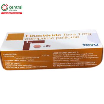 Thuốc Finasteride Teva 1mg trị rụng tóc do thiếu hụt hormone androgen