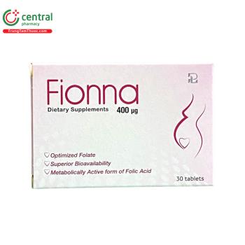 Fionna (5-MTHF) bổ sung acid folic, giảm nguy cơ thiếu máu do thiếu ...