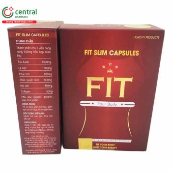 Thuốc Fit Slim Capsules đốt cháy chất béo và giảm mỡ bụng hiệu quả