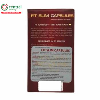 Thuốc Fit Slim Capsules đốt cháy chất béo và giảm mỡ bụng hiệu quả