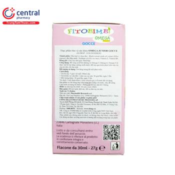 [CHÍNH HÃNG] Siro Fitobimbi Omega Junior giúp trẻ phát triển trí não