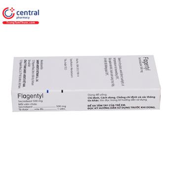 Thuốc Flagentyl 500mg - Thuốc điều trị amip gan và viêm âm đạo