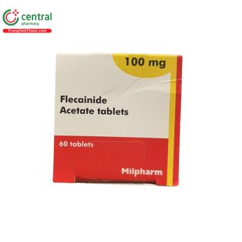Thuốc Flecainide Acetate Tablets 100mg Milpharm chống loạn nhịp tim