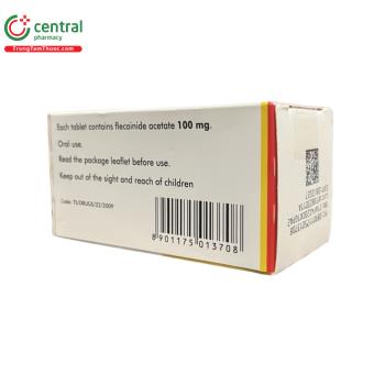 Thuốc Flecainide Acetate Tablets 100mg Milpharm chống loạn nhịp tim