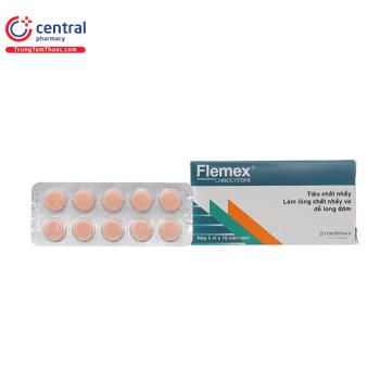 [CHÍNH HÃNG] Thuốc Flemex 375mg trị rối loạn hô hấp và viêm xoang