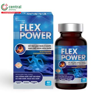 Flex Power - hỗ trợ bôi trợ ổ khớp, hạn chế thoái hoá khớp