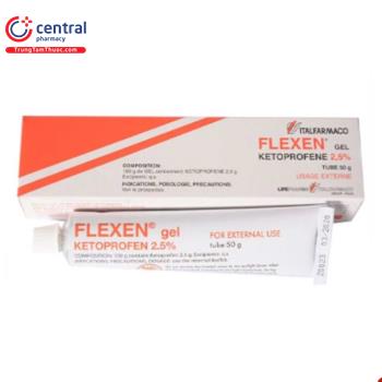 Thuốc Flexen gel - Thuốc giảm đau do cơ, gân, khớp, chấn thương