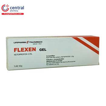 Thuốc Flexen gel - Thuốc giảm đau do cơ, gân, khớp, chấn thương