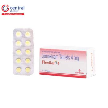 Thuốc Flexilor 4 giảm triệu chứng đau và viêm trong viêm xương khớp