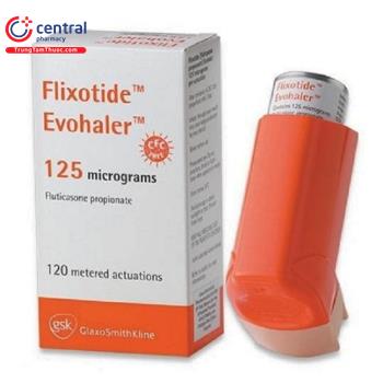 Thuốc xịt mũi Flixotide Evohaler 125mcg - Điều trị viêm mũi dị ứng