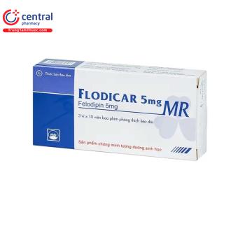 Thuốc Flodicar 5mg MR: Điều trị đau thắt ngực ổn định và cao huyết áp