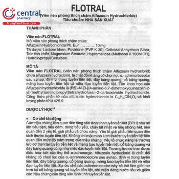 Thuốc Flotral 10mg - điều trị tăng sản lành tính tuyến tiền liệt