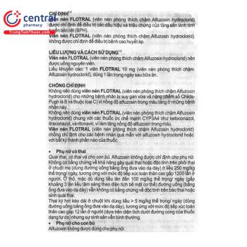 Thuốc Flotral 10mg - điều trị tăng sản lành tính tuyến tiền liệt