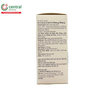 Thuốc Fludalt Duo 250mcg/50mcg - Điều trị hen phế quản