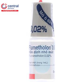 Thuốc nhỏ mắt Flumetholon 0,02% 5ml Santen trị viêm bờ mi