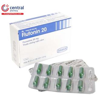 Flutonin 20 - Thuốc điều trị trầm cảm do nhiều nguyên nhân