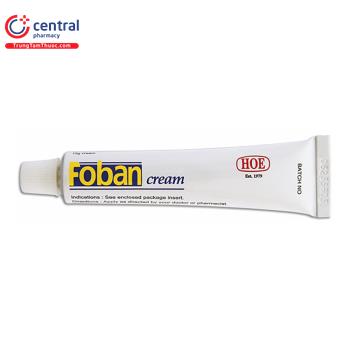 [CHÍNH HÃNG] Thuốc Foban Cream 15g trị viêm nang, vết bỏng nhẹ