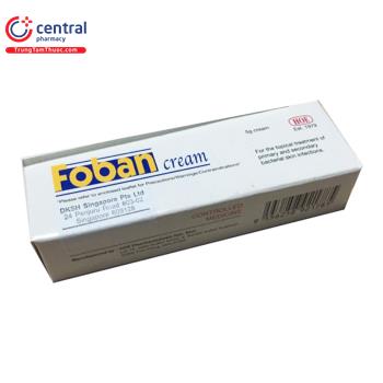 [CHÍNH HÃNG] Thuốc Foban Cream 5g trị chốc, viêm nang lông