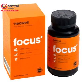 [CHÍNH HÃNG] NeoWell Focus+ tăng cường tỉnh táo, giảm bồn chồn