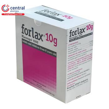 Thuốc Forlax 10g - Thuốc có tác dụng điều trị táo bón