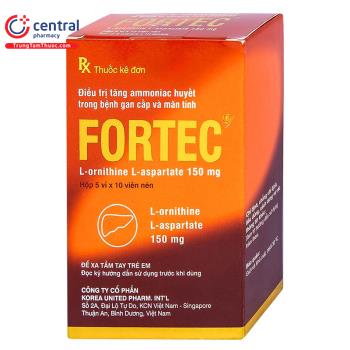 [CHÍNH HÃNG] Thuốc Fortec 150mg điều trị tăng amoniac