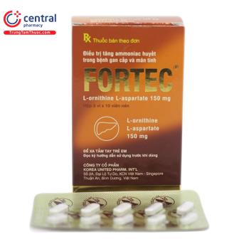 [CHÍNH HÃNG] Thuốc Fortec 150mg điều trị tăng amoniac