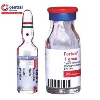 Thuốc tiêm Fortum 1g thuốc kháng sinh điều trị nhiễm khuẩn hiệu quả