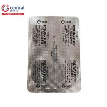Thuốc Fosamax Plus 70mg/2800IU tăng cường sức khỏe xương khớp