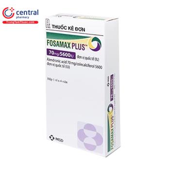 Thuốc Fosamax Plus 70mg/5600IU: tác dụng, liều dùng, lưu ý
