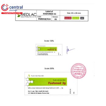 Thuốc Fosfomed 2g - Điều trị nhiễm khuẩn đường tiết niệu