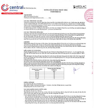 Thuốc Fosfomed 2g - Điều trị nhiễm khuẩn đường tiết niệu