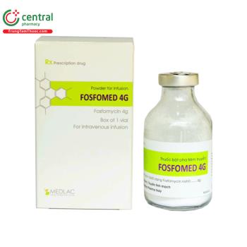 Thuốc Fosfomed 4g chỉ định điều trị nhiễm khuẩn nặng