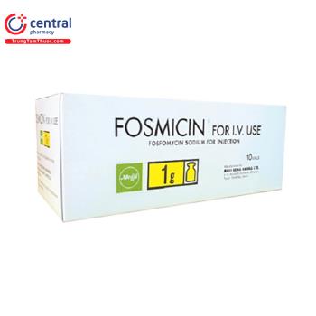 [CHÍNH HÃNG] Thuốc kháng sinh Fosmicin 1g điều trị nhiễm khuẩn