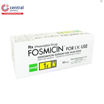 [CHÍNH HÃNG] Thuốc kháng sinh Fosmicin 1g điều trị nhiễm khuẩn