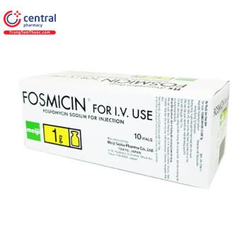 [CHÍNH HÃNG] Thuốc kháng sinh Fosmicin 1g điều trị nhiễm khuẩn