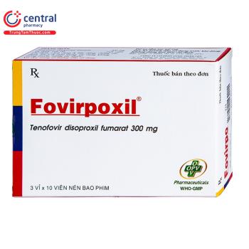 [CHÍNH HÃNG] Thuốc Fovirpoxil 300mg - điều trị viêm gan B và HIV-1