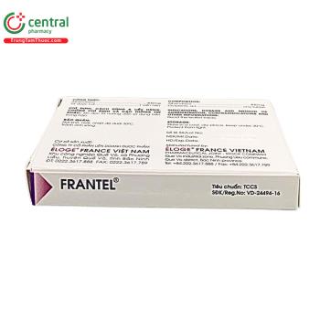 Thuốc Frantel (Albendazole 400mg): Tác dụng, cách dùng, lưu ý sử dụng